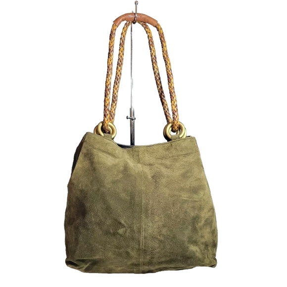 Neiman Marcus | Bags | Vintage Neiman Marcus Italian Leather Sage Green ...